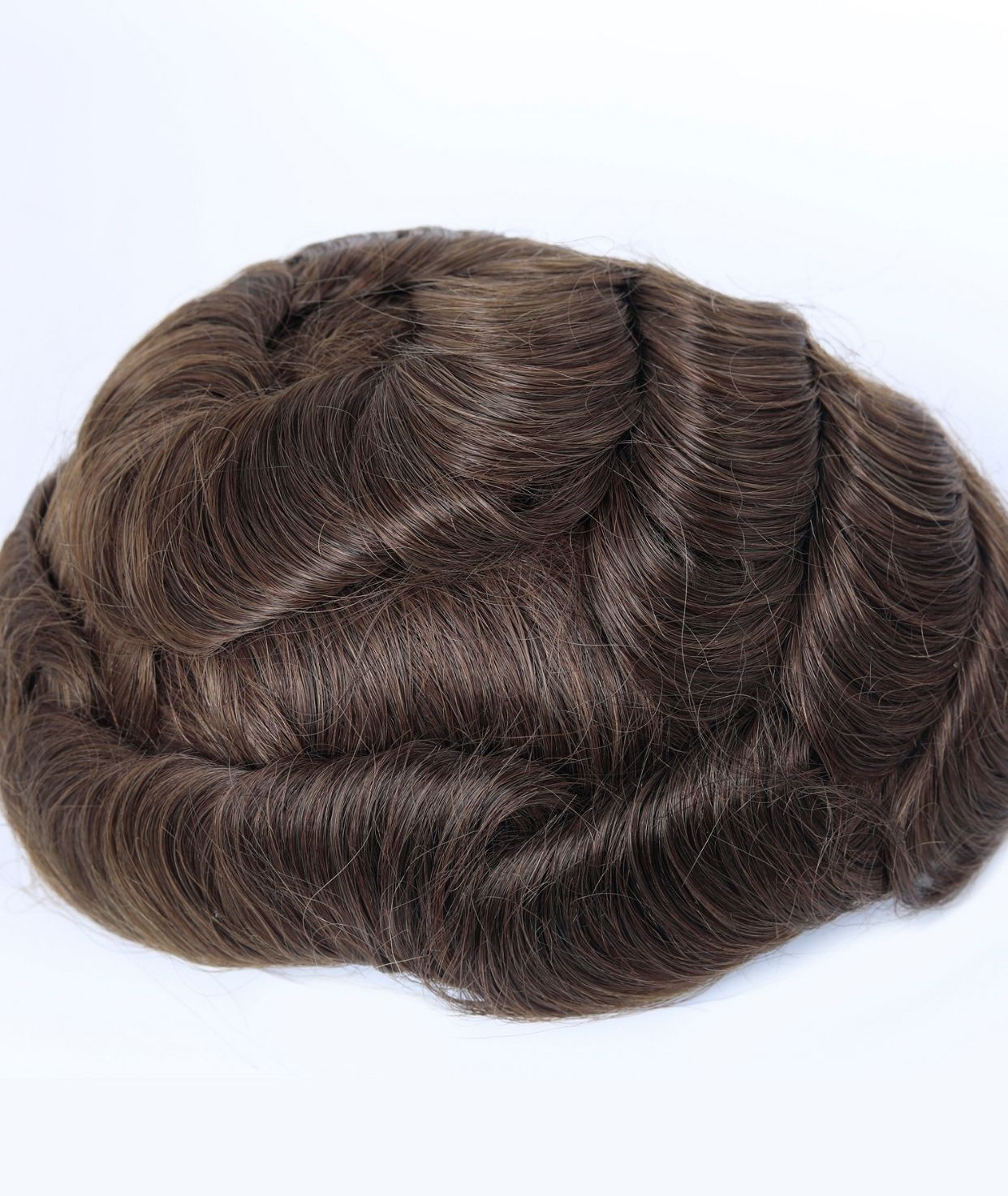 #4A Ash Brown Skin Base Hair System – Superior Hair Global