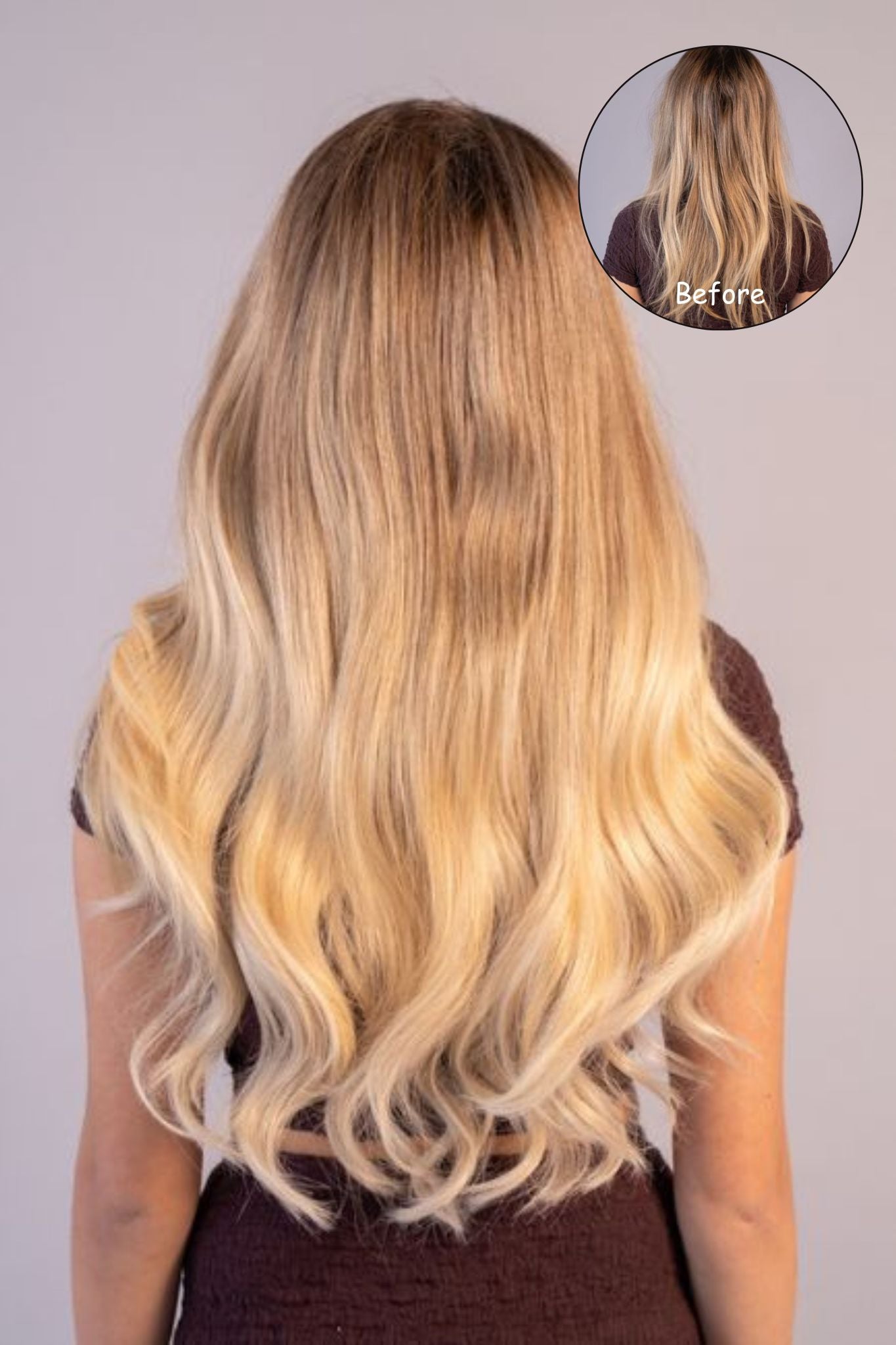 Iced Coffee Balayage Nano Tip Hair Extensions | SuperiorHairExtensions ...