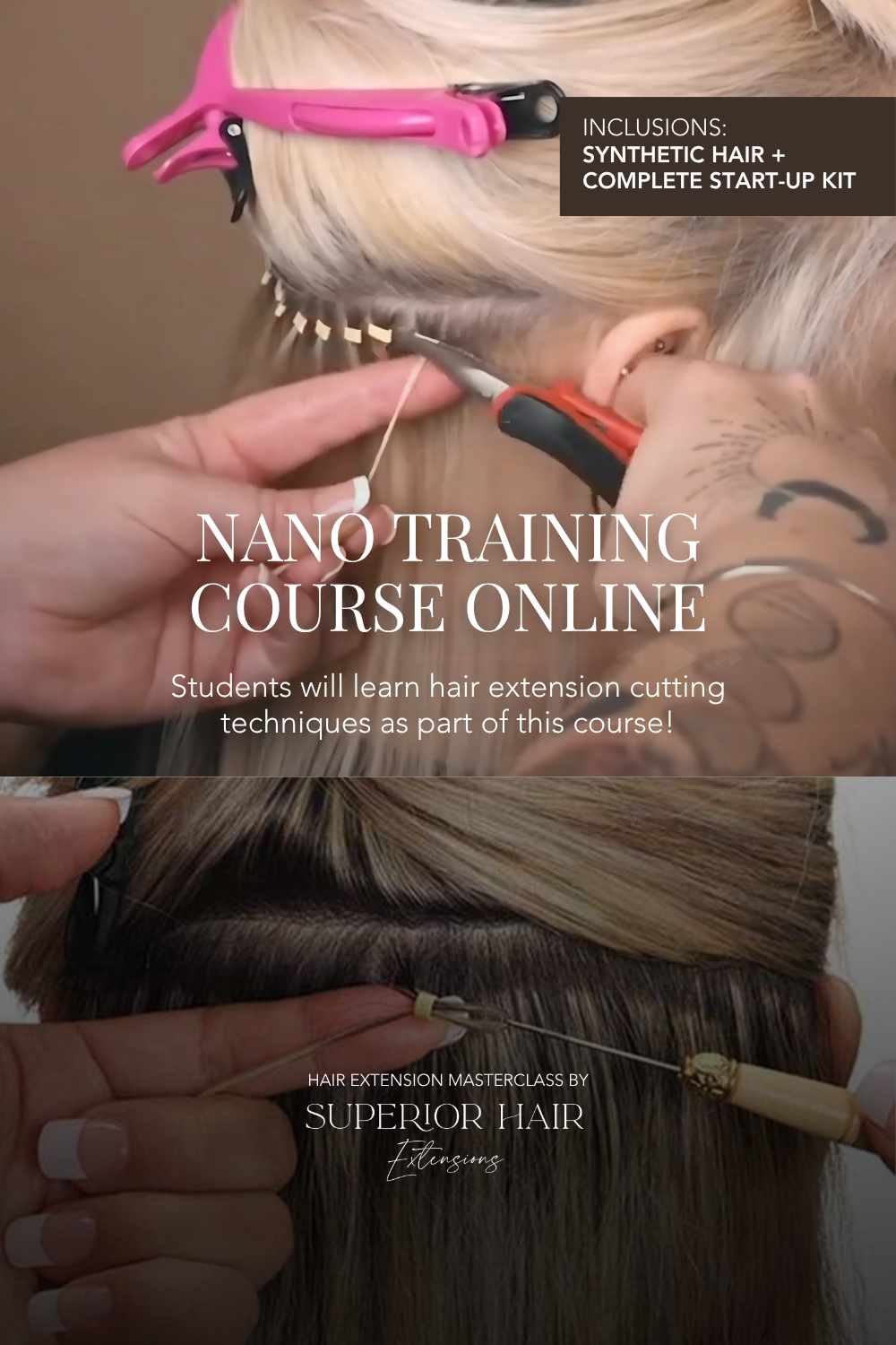 Nano Ring Hair Extension Training Course Online – Superior Hair Global